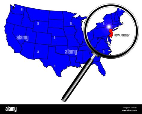 United States Map New Jersey
