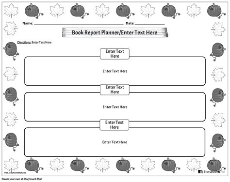 BRP Landscape BW 1 Storyboard By Worksheet Templates
