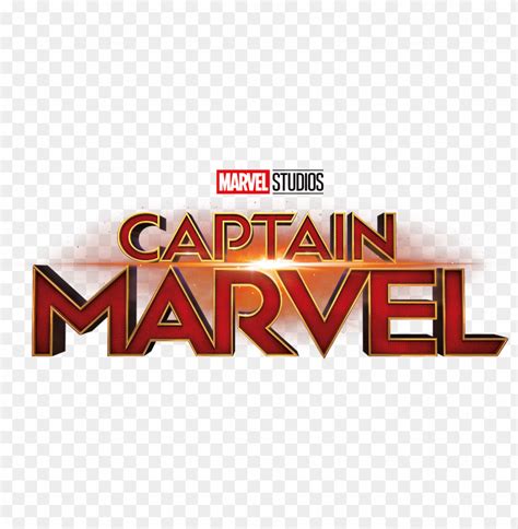 Captain Marvel Transparent Logo Marvel Comics Png Image With