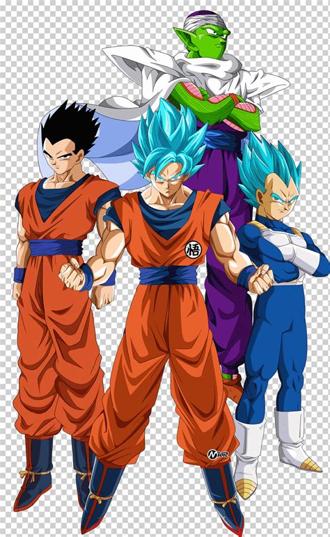 Goku Vegeta Piccolo Dragon Ball Super Saiyan Goku Dibujos Animados Personaje De Ficción