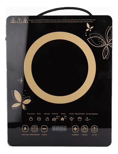 Parrilla Eléctrica De Inducción 2200w Control Táctil
