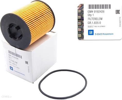 Filtr Oleju FILTR OLEJU OE GM OPEL OMEGA B 2 5 2 6 3 0 3 2 9192426