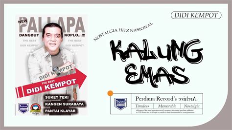 Didi Kempot Kalung Emas Video Audio Versi VCD Karaoke YouTube