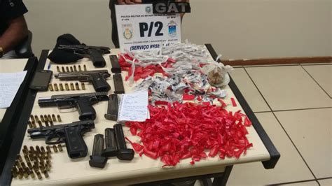 25º BPM detém homens armas e drogas em Cabo Frio PMERJ