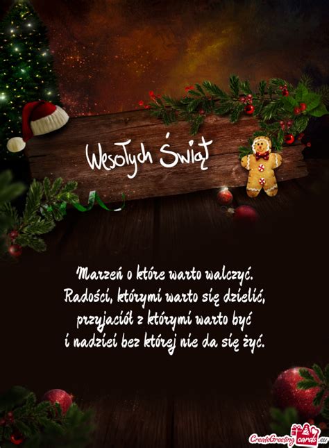 Marzeń o które warto walczyć Radości którymi warto Darmowe kartki