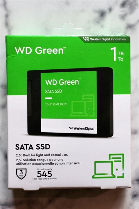 Western Digital 1TB WD Green SATA SSD Internal 2 5 7mm Cased