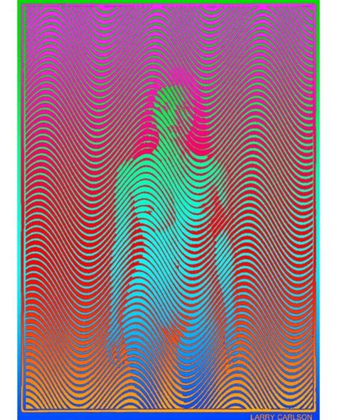 Wavy Psychedelic Trippy Optical Illusion Nude Opart Etsy