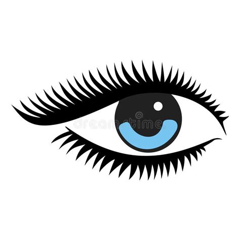 Ojos Cerrados Hermosos De La Mujer Vector Ilustración del Vector