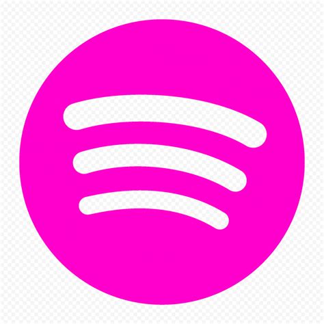 Spotify Pink Logo Symbol Icon Citypng