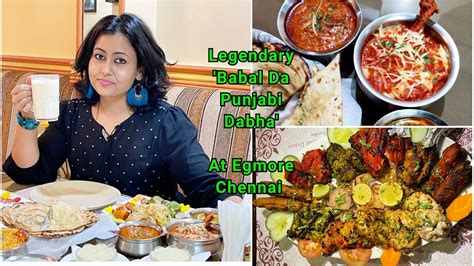 Legendary Years Old Babal Da Punjabi Dabha At Egmore Chennai