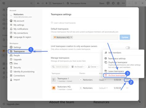 How To Delete A Teamspace In Notion Notioniers