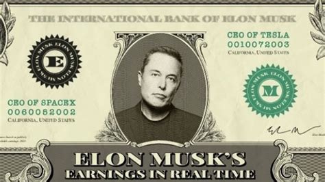 Elon Musk Cuánto dinero gana por segundo minuto y día el hombre más