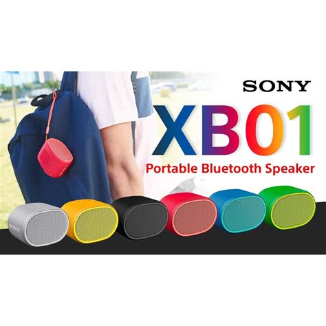 Sony SRS XB01 Extra Bass Portable Bluetooth Speaker Shopee Malaysia