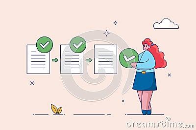 Approval Document Concept Project Tracking Or Goal Tracker