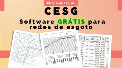 Como usar o CESG Software para Projetos de Rede de Esgoto Sanitário
