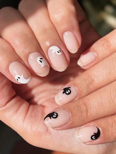 Ghost Nails 35 Spooky Cute Designs And Ideas Artofit