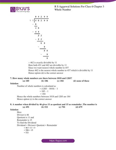 Rs Aggarwal Solutions For Class Chapter Whole Numbers Exercise F