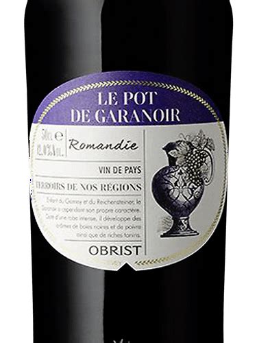 Obrist Le Pot De Garanoir Vivino US