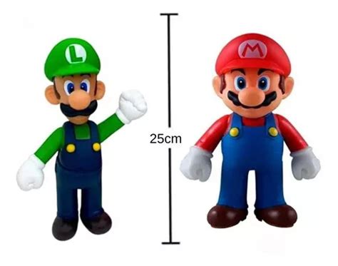 Kit De Colecci N De Super Mario Bros Y Luigi Big Dolls De Cm