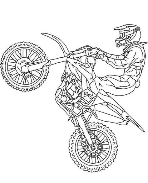 Desenhos De Moto De Trilha Para Imprimir E Colorir Pintar