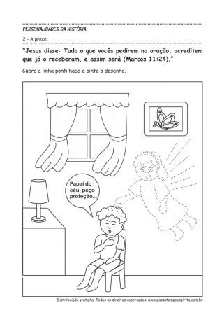 2 A prece Passatempo Espírita Evangelização Infantil