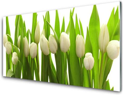 Tulup Obraz na Szkle Tulipany Kwiaty Roślina 100x50cm OSHNN40774643