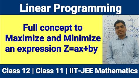 linear programming 1 maximize and minimize an expression youtube