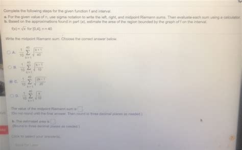 solved complete the following steps for the given function f
