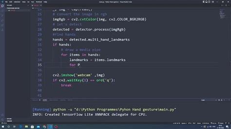 Making Gesture To Control Volume Of Pc Opencv Mediapipe Pyautogui