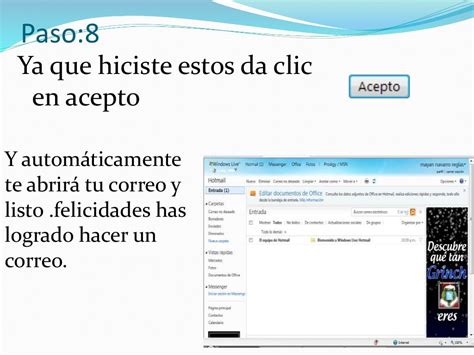 Pasos para hacer un correo electrónico