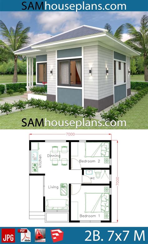 House Plans 12mx20m With 7 Bedrooms Sam House Plans Best Small House