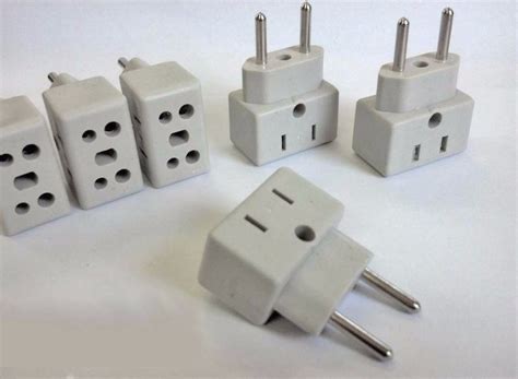 Kit 5 Adaptador Tomada Benjamin 3 Pino P 2 10 E 20 Amper R 9 99 Em