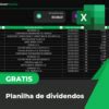 Planilha de dividendos Grátis Smart Planilhas
