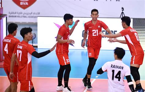 Akhirnya Timnas Voli Putra Indonesia Raih Kemenangan Di AVC Challenge