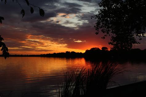 Sunset Over Lake Elysian In Minnesota OC Sunset Photography