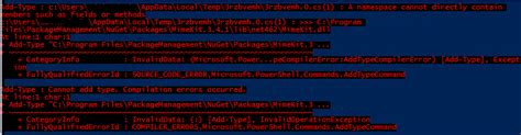 dependencies issues instantiating mimekit mimemessage in powershell could not load file of