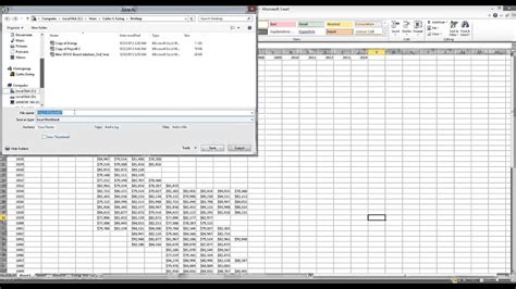 excel 2010 saving a file as a pdf or xps document youtube