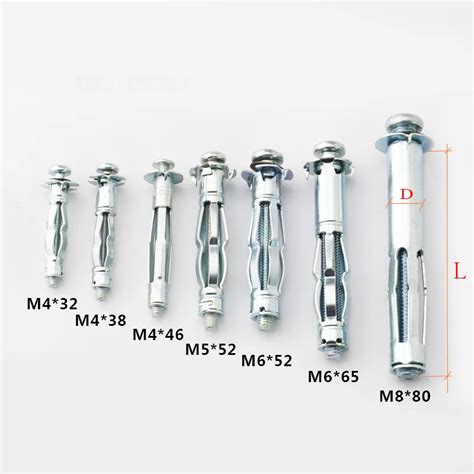 M4 M5 M6 M8 Steel Plasterboard Wall Anchor Heavy Duty Wing Gypsum
