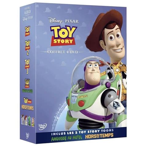TOY STORY Coffret 4 DVD Toy Story 1 2 Et 3 Angoisse Au Motel