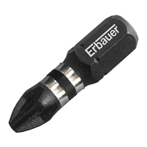 Bity udarowe Erbauer 25 mm PZ2 3 szt Bity do wkrętarek Castorama