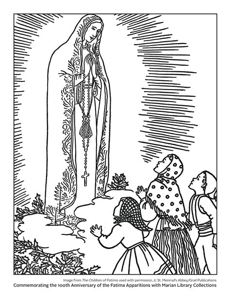 Fatima Coloring Page Coloring Pages
