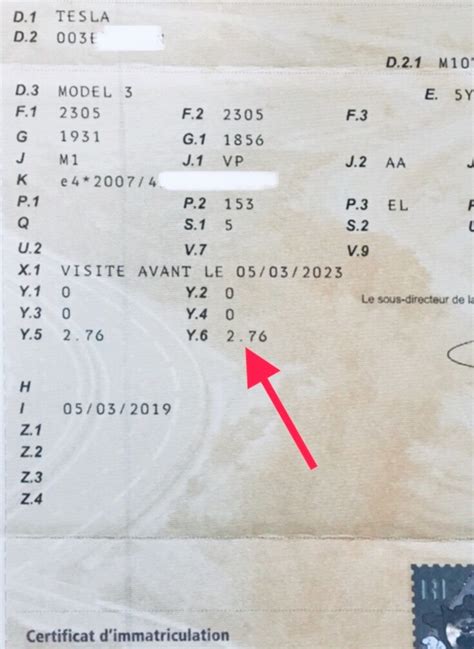 Tarif Du Certificat D Immatriculation Pour Une Tesla Forum Et Blog Tesla