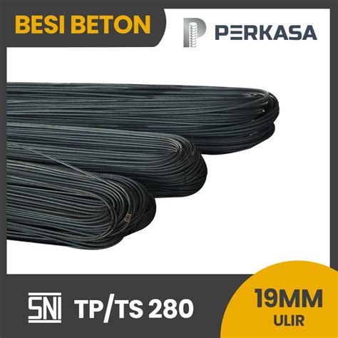Jual Besi Beton Ulir PERKASA 19 Mm X 12 M Full Sertifikat SNI TP TS 280