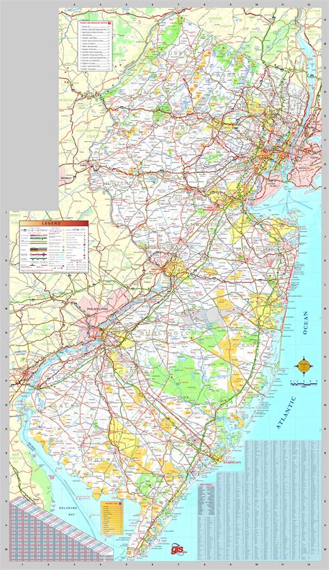 New Jersey Road Map Printable Printable Word Searches