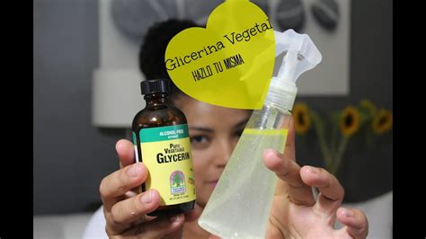 Usos De La Glicerina Vegetal Tratamiento Sin Enjuague Hecho En Casa