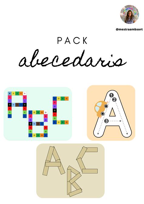 Profes Papel Tijera Pack Abecedarios