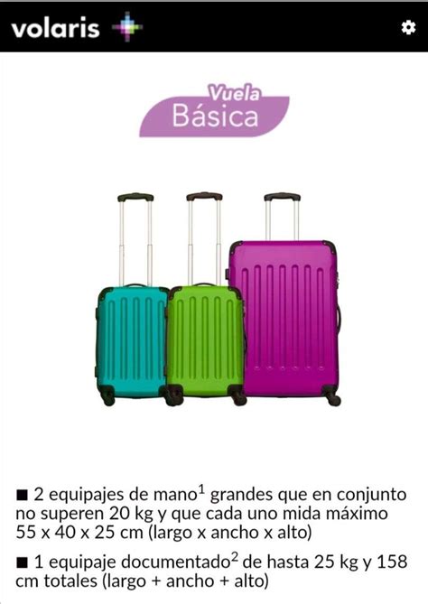 Ejemplo Equipaje De Mano Volaris Atelier Yuwa Ciao Jp