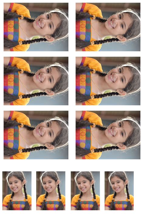Indian Passport Stamp Size Maker Photoshop Action With Tutorial