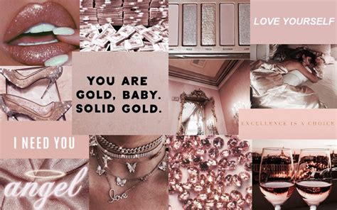 Rose Gold Aesthetic Wallpaper Rose Gold Aesthetic Rose Gold