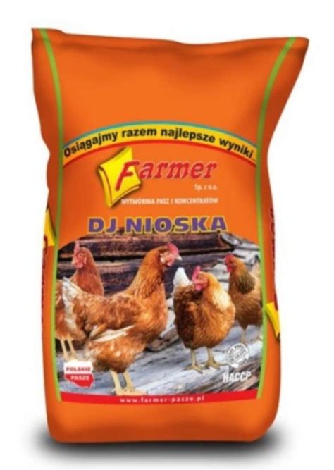 Pasza Karma Mieszanka Dla Kur Niosek Granulowana 20 Kg FARMER Cena